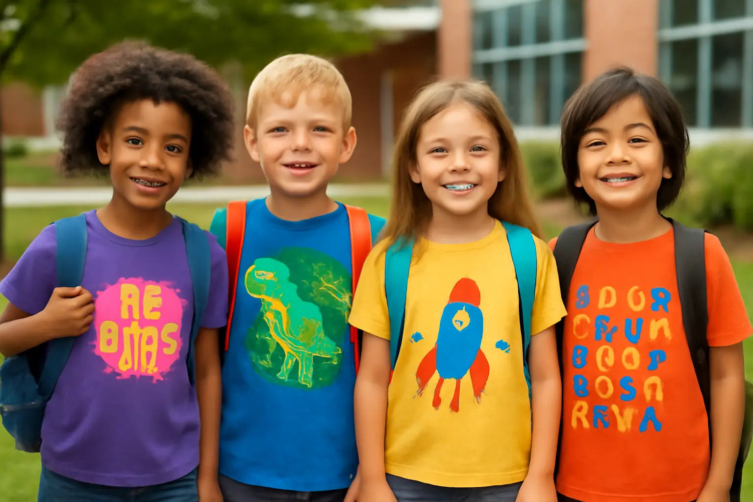 Fun Back-to-School DTF Shirts for Kids & Teens