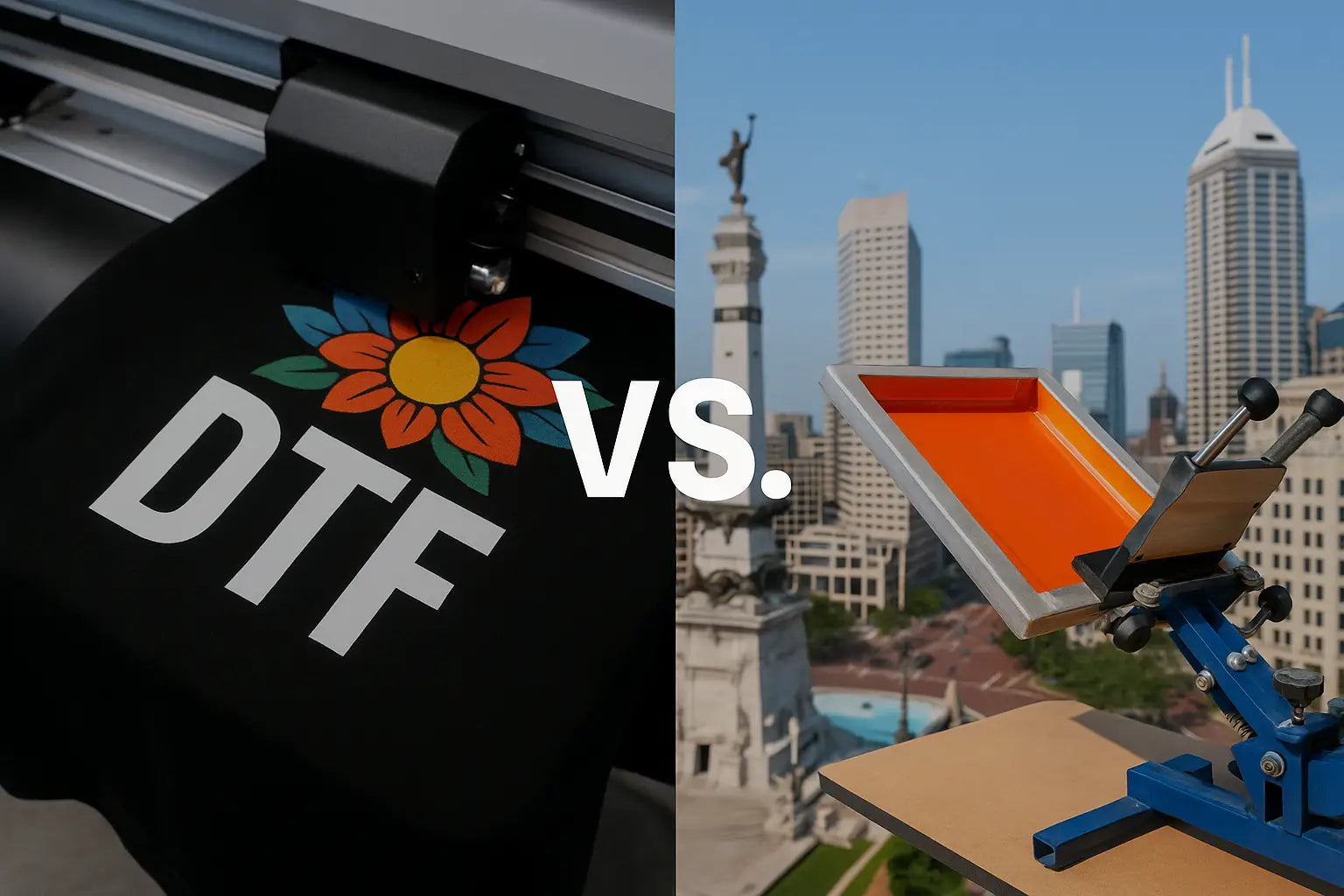 DTF vs. Screen Printing: Which Is Better for Indianapolis Creatives?