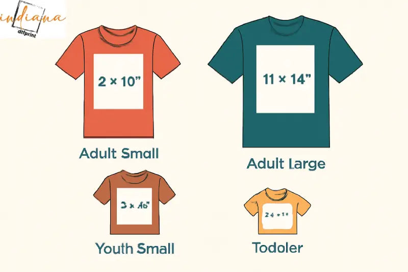 Transfer Sizes for Shirts: A Complete Guide to DTF Printing and ...